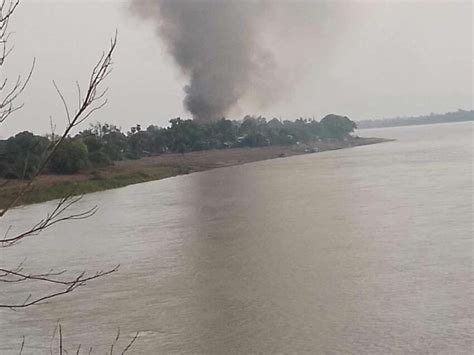 ကန့်ဘလူ၊ မလည်ကျေးရွာကို စစ်တပ်က မီးတင်ရှို့နေပြီး တိုက်ပွဲဖြစ်ပွား၊ မုံရွာမြို့နယ်၊ ပုရစ်ကုန