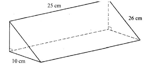 The Figure Drawn Below Is A Right Angled Triangular Prism