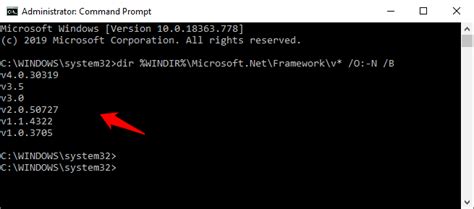 How To Check NET Framework Version In Windows Computer