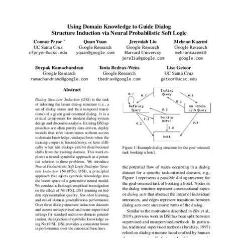 Using Domain Knowledge To Guide Dialog Structure Induction Via Neural