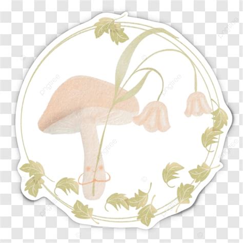 버섯 보유 식물의 그림 수채화 버섯 버섯 클립 아트 버섯 배지 Png 일러스트 및 Psd 이미지 무료 다운로드 Pngtree