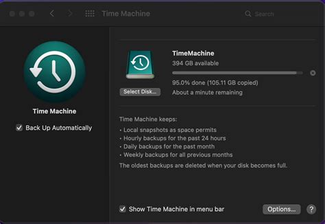Macos Monterey Time Machine Backup Not Completed But Takes Up Storage