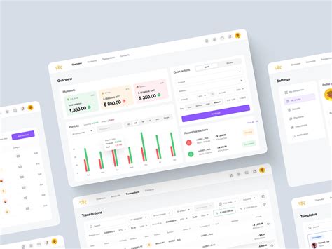 Online Crypto Banking Dashboard UI UX Design Behance