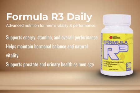 What Is Formula R3 Benefits Ingredients And How It Works