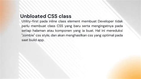 Introduction To Tailwind Css Berkenalan Dengan Tailwind Csspptx