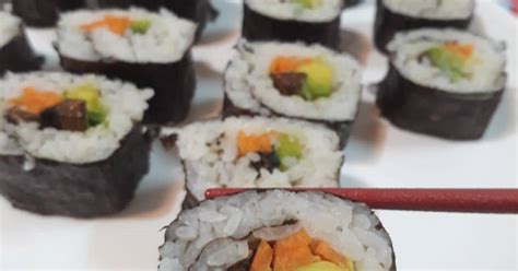 Sushi Maki Vegetariano 🍱 Receta De Julieta Luján Cookpad