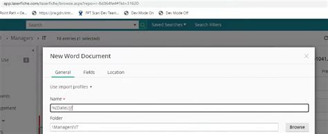Not Able To Get The Metadata Values When Passing The Metadata For Filename Laserfiche Answers