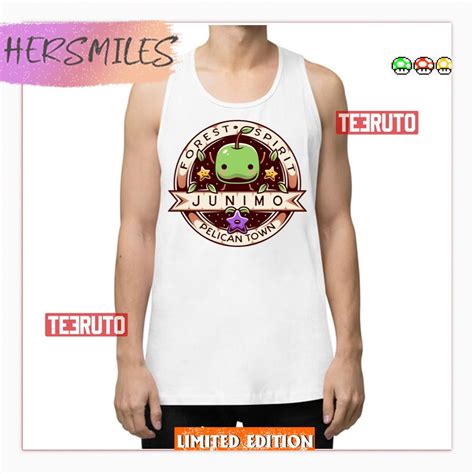 Forest Spirit Stardew Valley Logo Junimo Tank Top Hersmiles