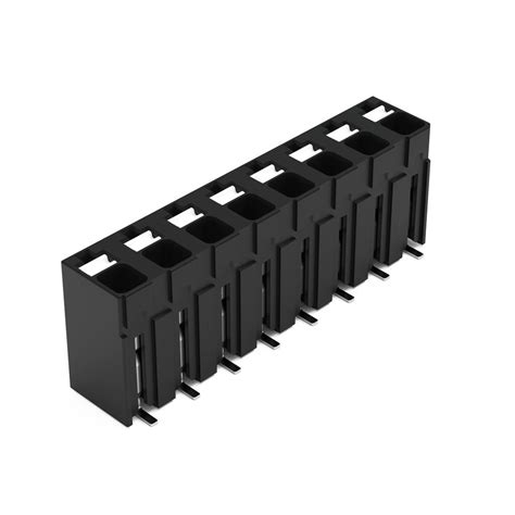 Smd Pcb Terminal Block Push Button 1 5 Mm² Pin Spacing 5 Mm 8 Pole Push In Cage Clamp® 1