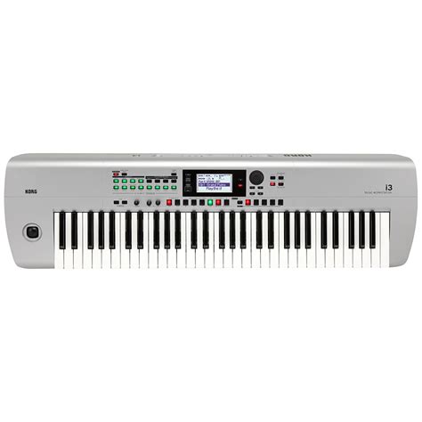Korg I3 Silver Music Workstation 61 Key Keyboard