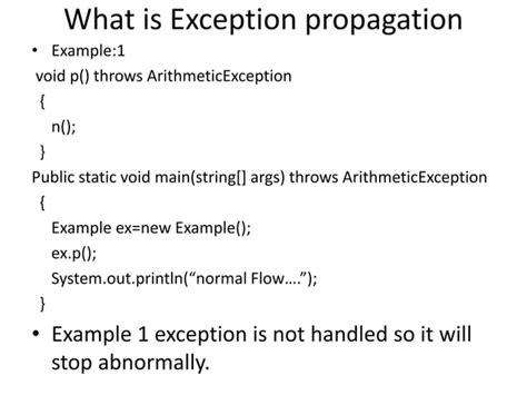 Core Java Concept Exception Handling Part Iippt