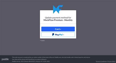 how to edit or update billing details mockflow help center