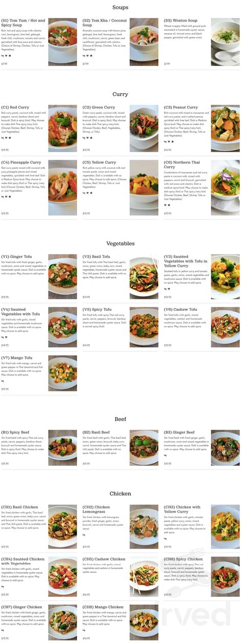 Menu St Johns Nls Gingergrass Thai And Vietnamese Restaurant Sirved