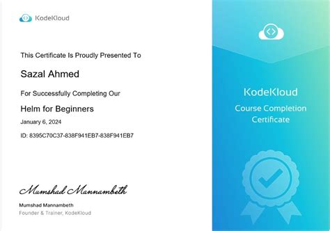 Sazal Ahmed On Linkedin Happylearning Helm Kodekloud