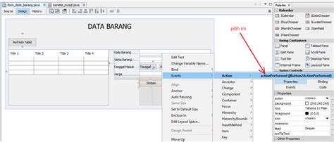6 Kemidian Pada Button Simpan Silahkan Ketikkan Koding Seperti