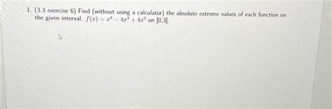 Solved Exercise Find Without Using A Calculator Chegg