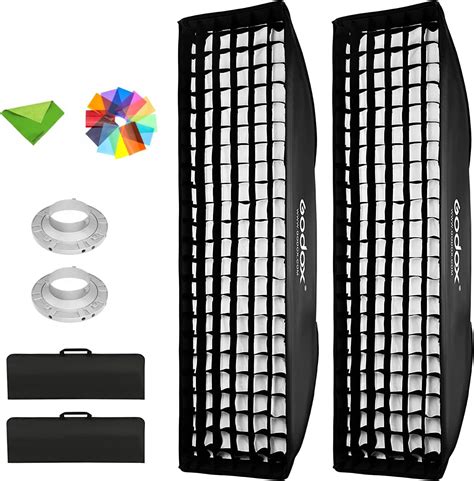 Godox Strip Softbox 35 X 160cm Honeycomb Grid Softbox And Bowens Mount Speedring Godox Strip Softbox 35 X 160cm Honeycomb Grid Softbox And Bowens Mount Speedring