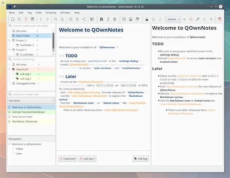 How To Set Up Qownnotes With Nextcloud On Linux
