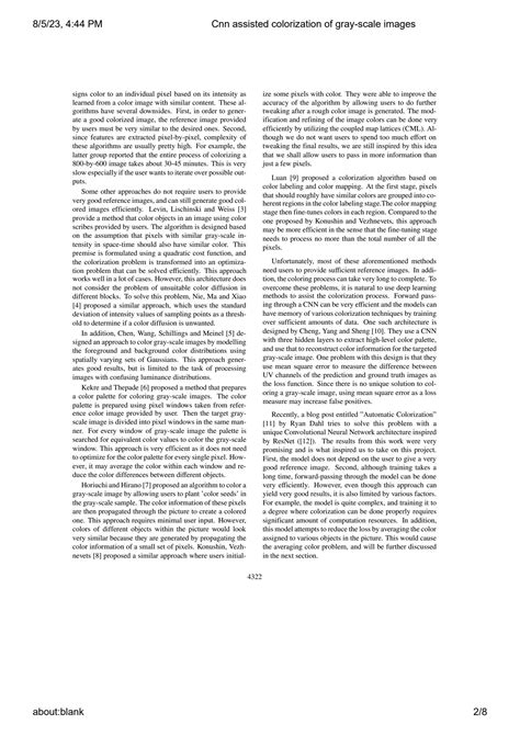 Solution Cnn Assisted Colorization Of Gray Scale Images Convolutional