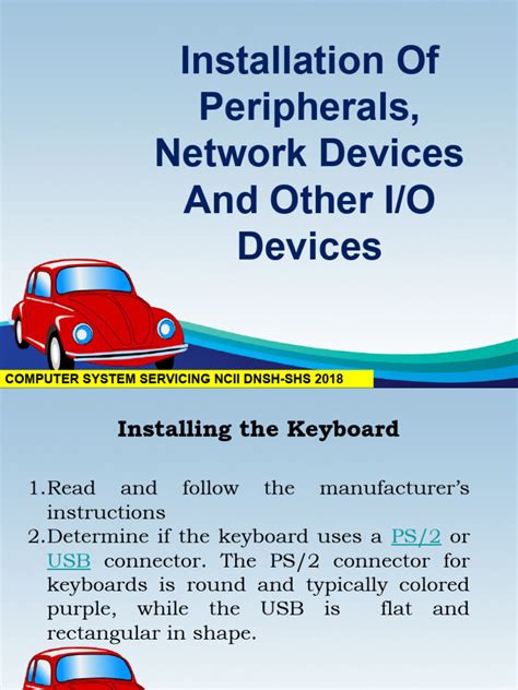 module 4 sheet 3 5 installation of peripherals network devices and