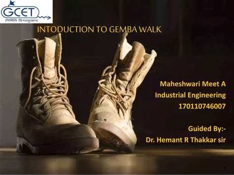 Introduction To Gemba Walks Ppt