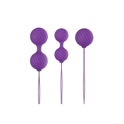Комплект устройства O Kegel Balls Purple за уринарна инконтиненция