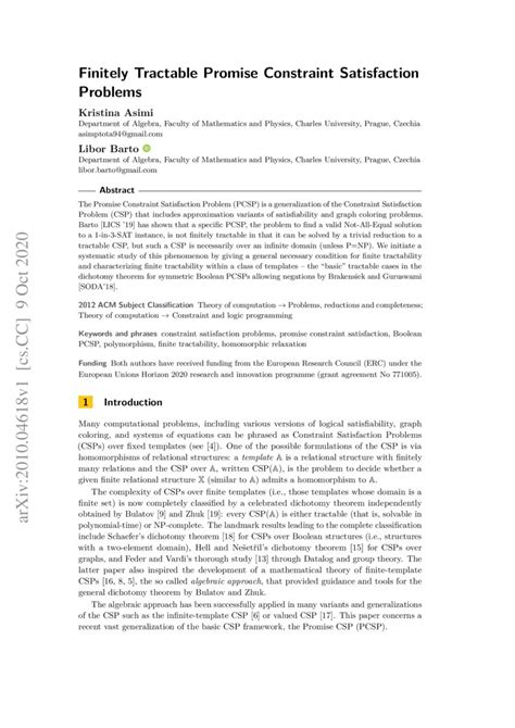 Finitely Tractable Promise Constraint Satisfaction Problems Deepai