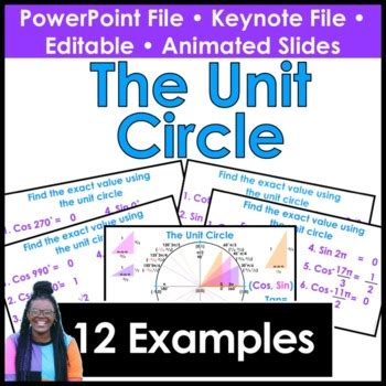 The Unit Circle PowerPoint Keynote Presentation By Esther Brunat