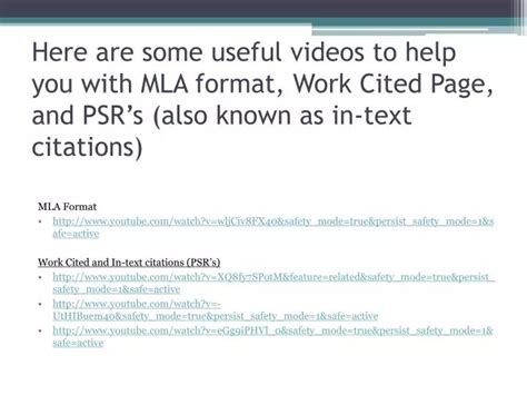 PPT MLA Format PowerPoint Presentation Free Download ID 5651567