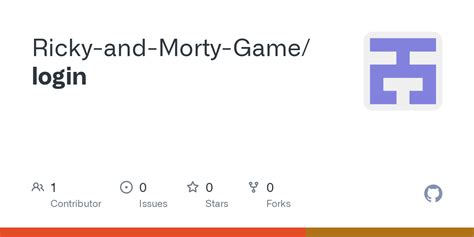 Github Ricky And Morty Gamelogin