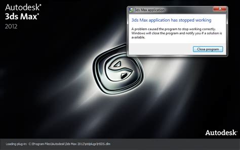 3ds Max 2012 Crash On First Startup Autodesk Community