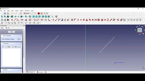 Horizontal Constraint In Freecad Youtube
