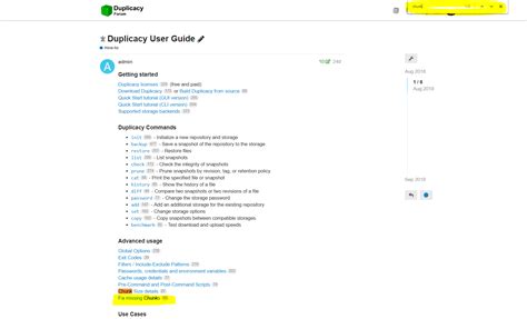 How To Fix Missing Chunk Support Duplicacy Forum