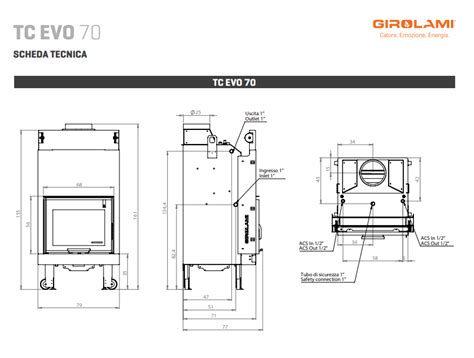 Termocamino A Legna GIROLAMI TC EVO 70 80 Shop Mottarredi