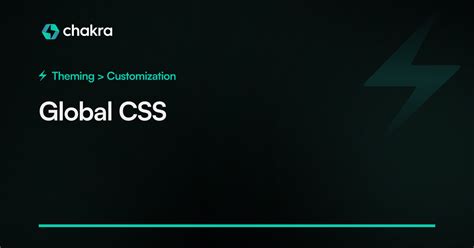 Global Css Chakra Ui