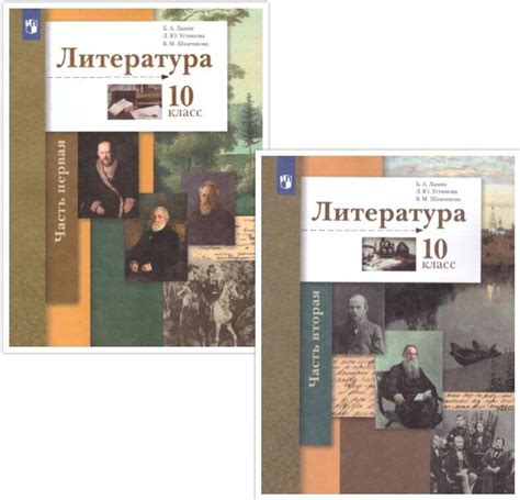 Литература 10 класс Базовый и углубленный уровни Комплект из 2 х учебников УМК Литература
