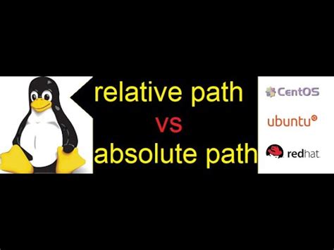 What Is Relative Path And Absolute Path In Rhel Redhat Linux Dailystudylinux YouTube