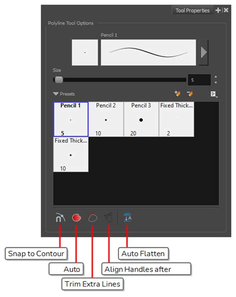 Storyboard Pro 24 Online Help About The Polyline Tool Modes