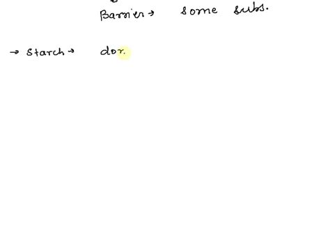 SOLVED Diffusion Of Starch And Iodine Across Membrane A Did The Iodine Molecules Diffuse