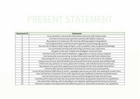 Free Current Statement Templates For Google Sheets And Microsoft Excel Slidesdocs