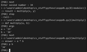 Python Debugger Python Pdb Geeksforgeeks