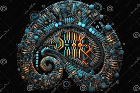 Genetic Programming System Creating Unique Solutions To Complex Problems Stock Illustration