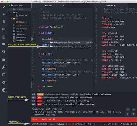 Arduino Pro Ide Alpha Preview With Advanced Features Is Now Available Electronics