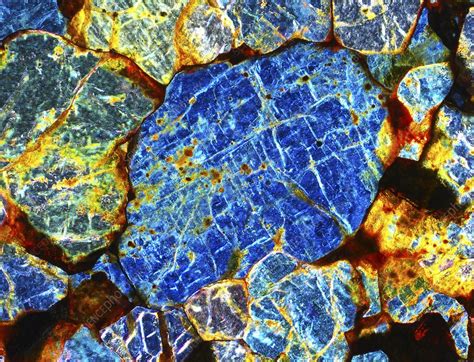 Meteorite Nwa 6435 Light Micrograph Stock Image C015 6766 Science Photo Library