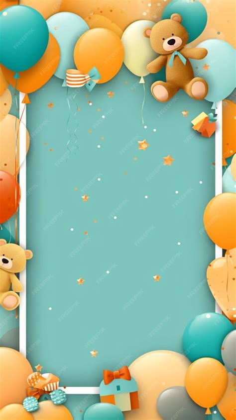 Premium Photo Happy Birthday Invitation Background