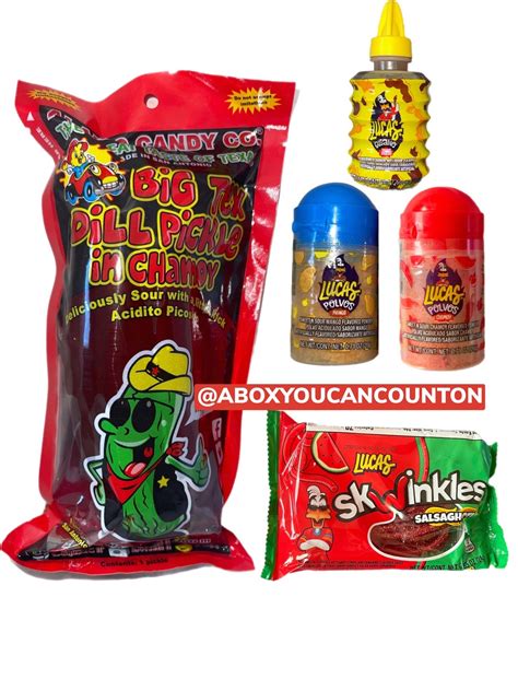Chamoy Pickle Kit Chamoy Pickle Kits Tiktok Trending Halloween Fall Sour Mexican Candy Easter