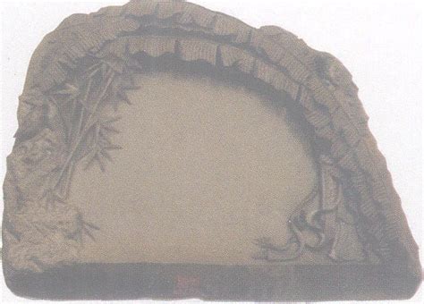 芭蕉仕女砚 文房用具 图片