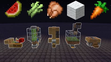 5 САМЫХ МАЛЕНЬКИХ ФЕРМ В МАЙНКРАФТЕ Youtube