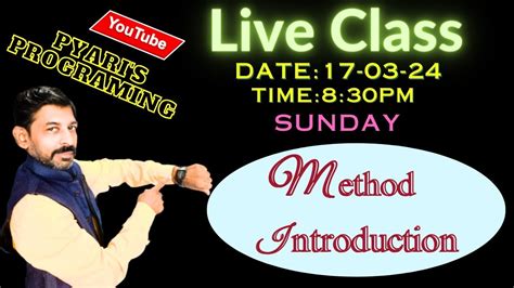 Java Method Basics Part 3 Return Statement With Parameter No Return Type Youtube