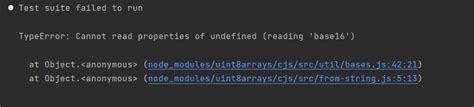 Jest Error Related To Uint8arrays And Multiformats Dependencies After Migration To 214 · Issue